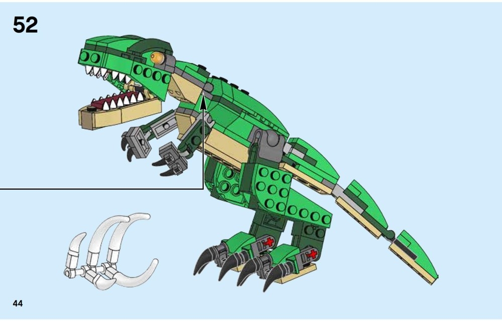 View LEGO Instruction 31058 Mighty Dinosaurs LEGO Instructions And View LEGO Instruction 31058 Mighty Dinosaurs LEGO Instructions And